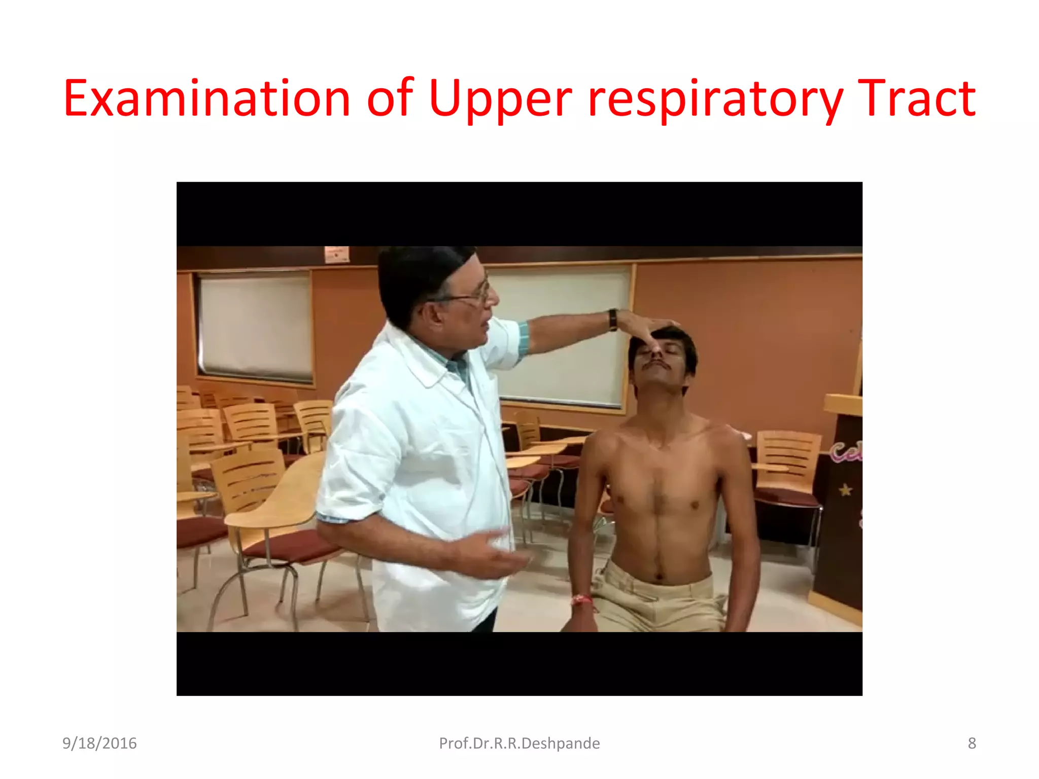 Respiratory system examination | PDF