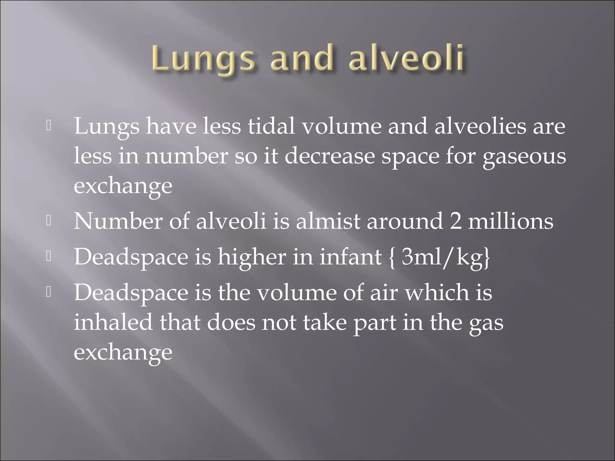Respiratory system in children | PPT