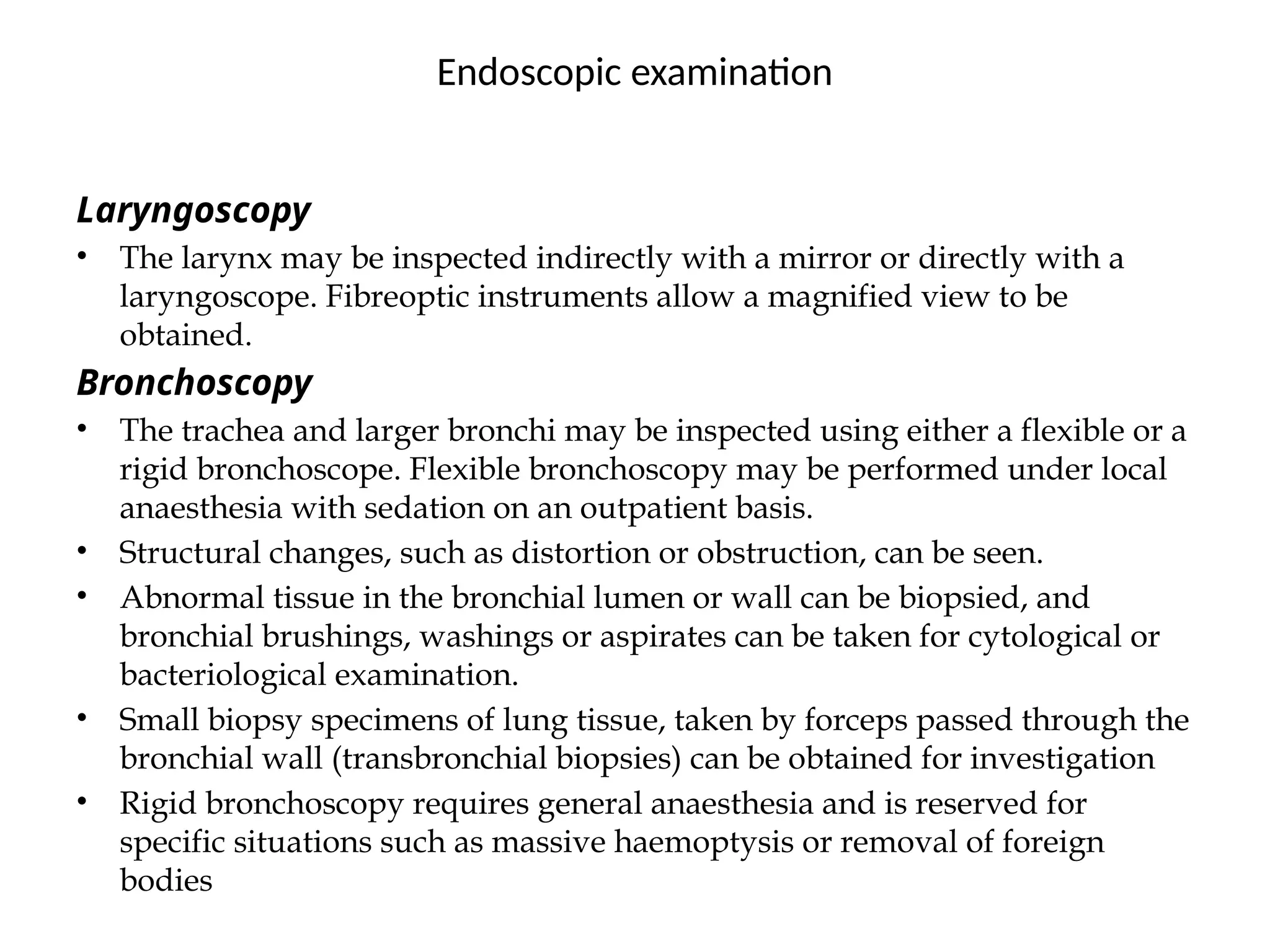 Respiratory system investigations . pptx | PPTX