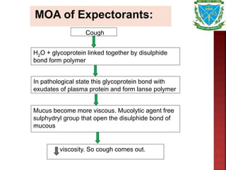 Respiraratory system pharmacology | PPTX