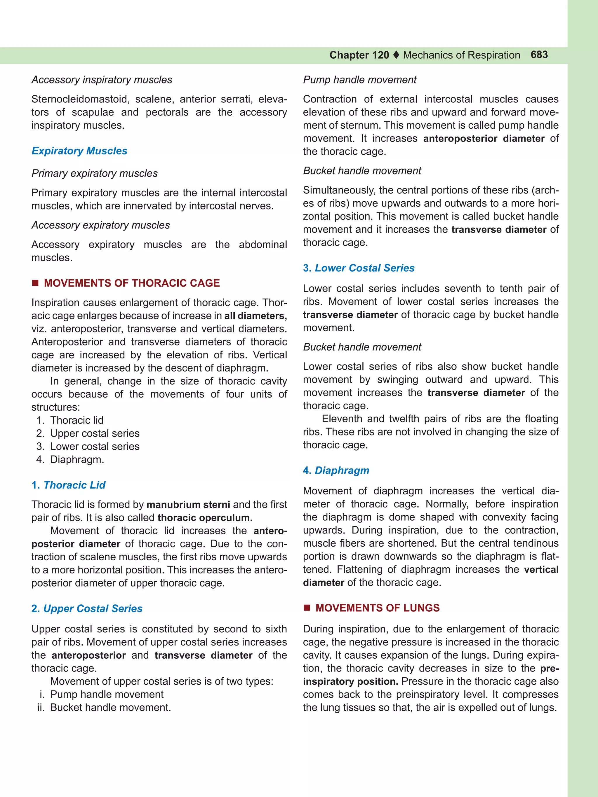 Respiratory system k sembulingam 6th edition | PDF