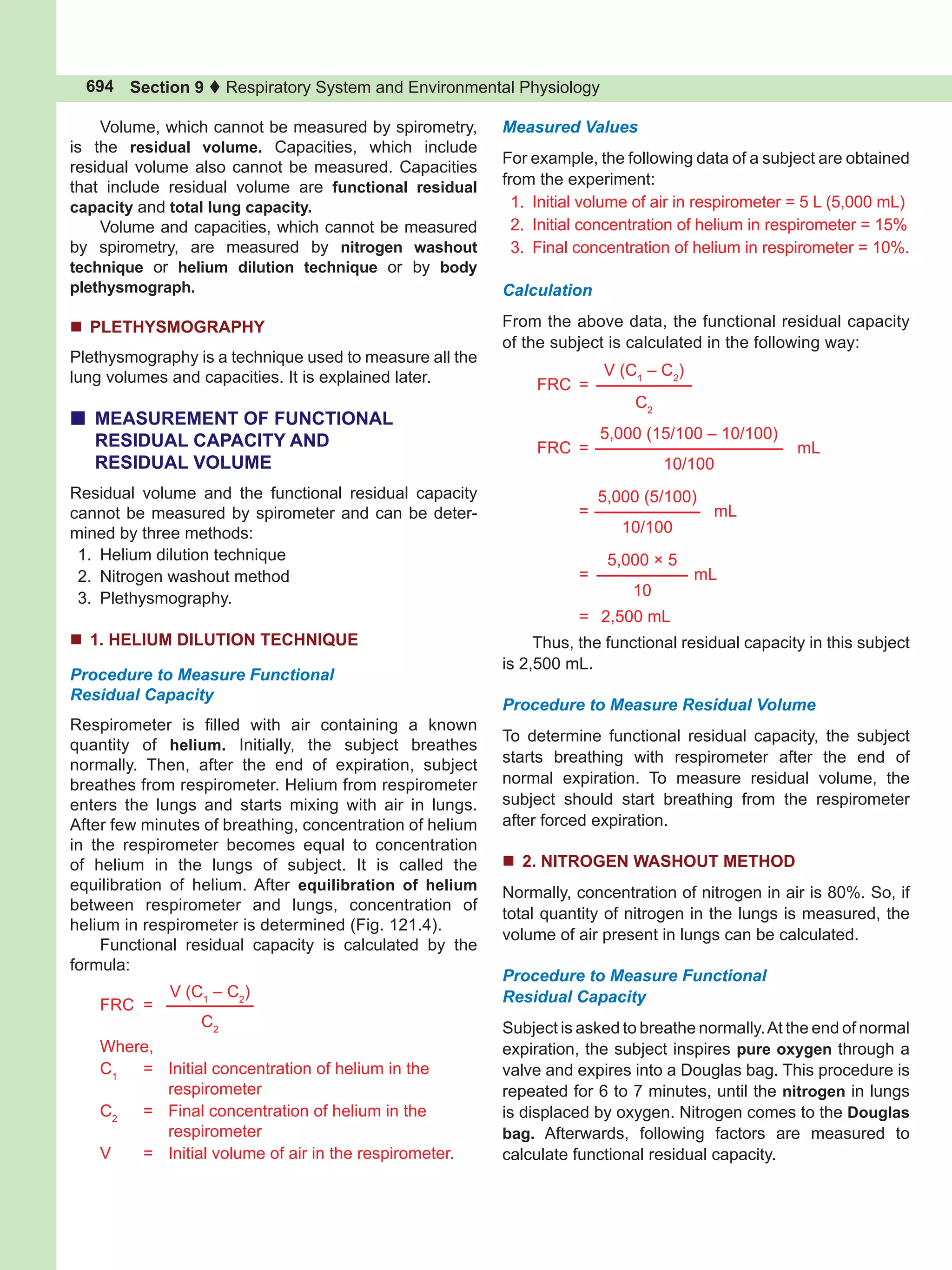 Respiratory system k sembulingam 6th edition | PDF