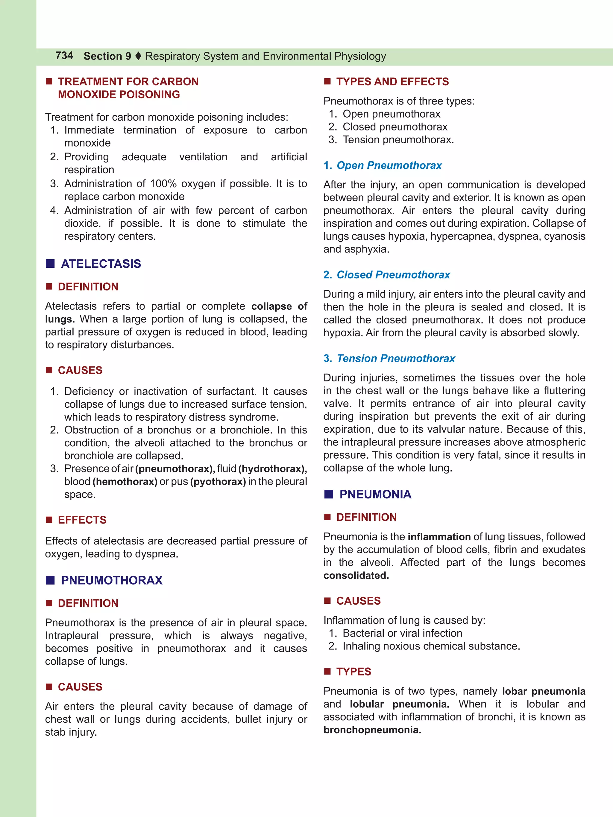 Respiratory system k sembulingam 6th edition | PDF