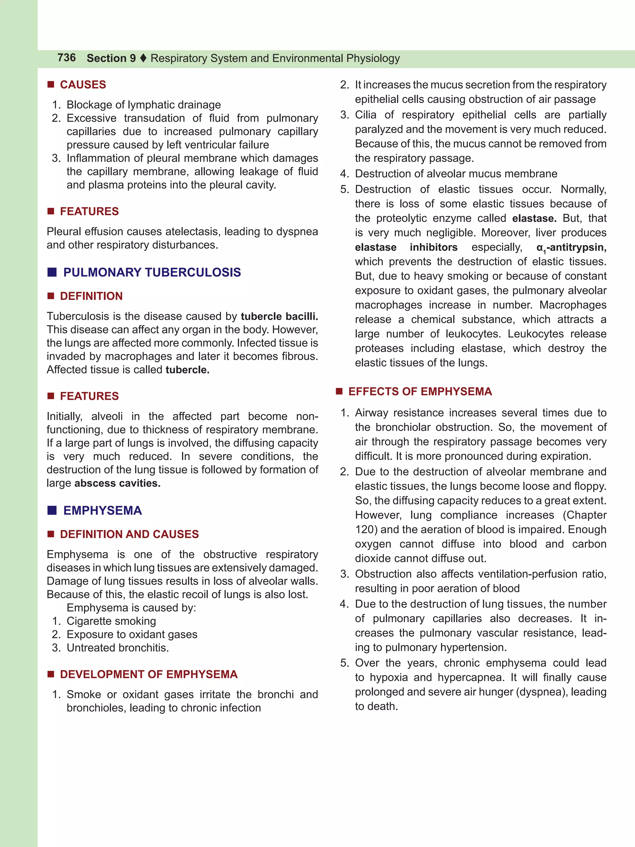 Respiratory system k sembulingam 6th edition | PDF