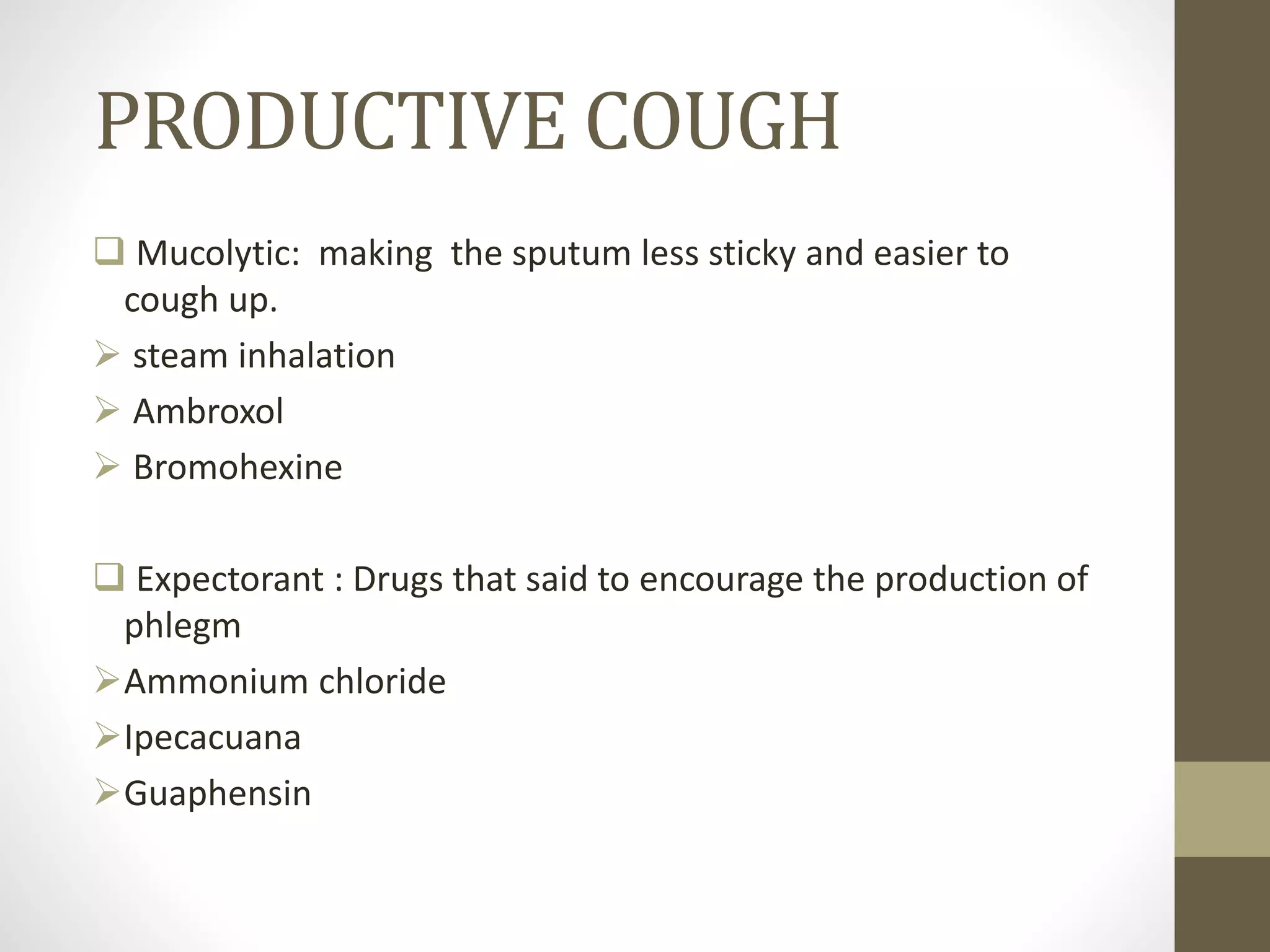 Respiratory system pharmacology | PPTX