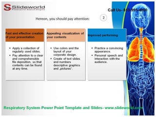 Respiratory System Powerpoint Template | PPTX
