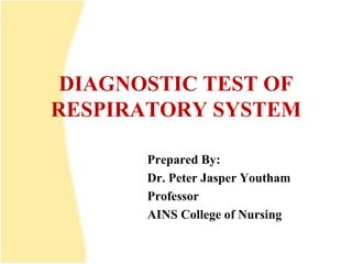 Respiratory system test | PPT