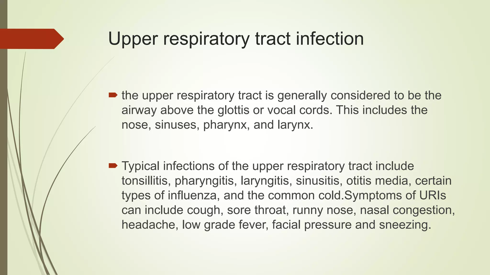 Respiratory tract infection | PPTX