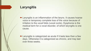 Respiratory tract infection | PPTX