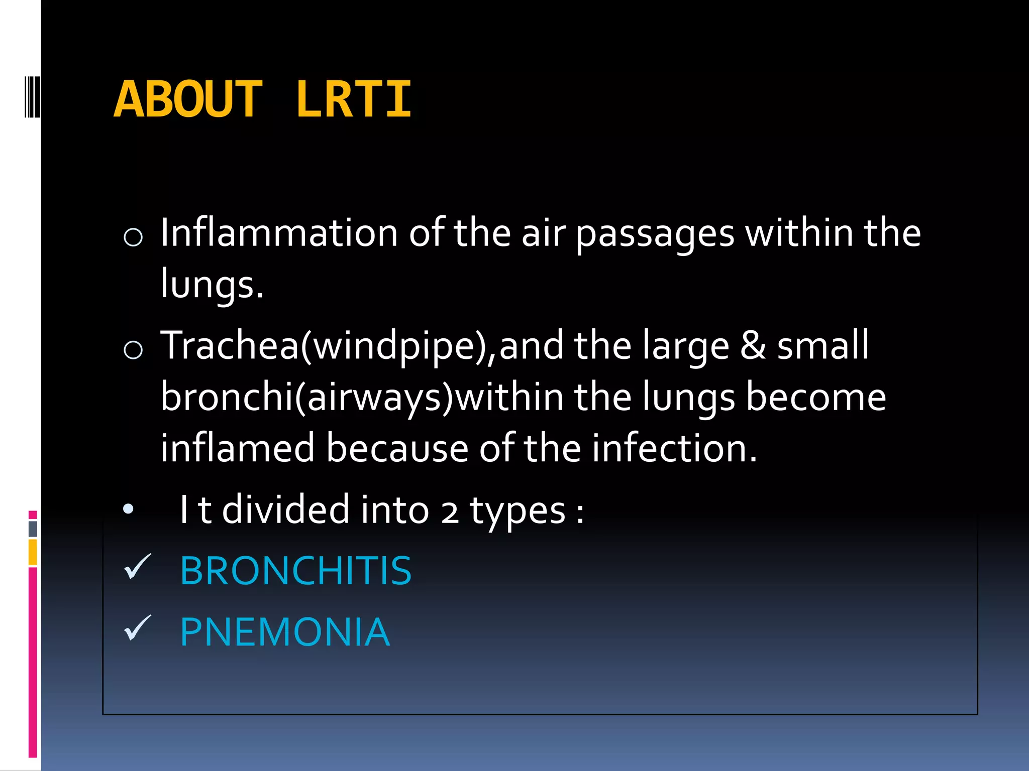 Respiratory tract infections | PPTX