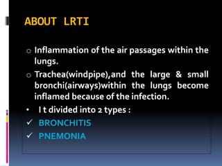 Respiratory tract infections | PPTX