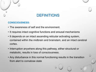 Respiratory tract obstruction in an unconscious patient and its ...