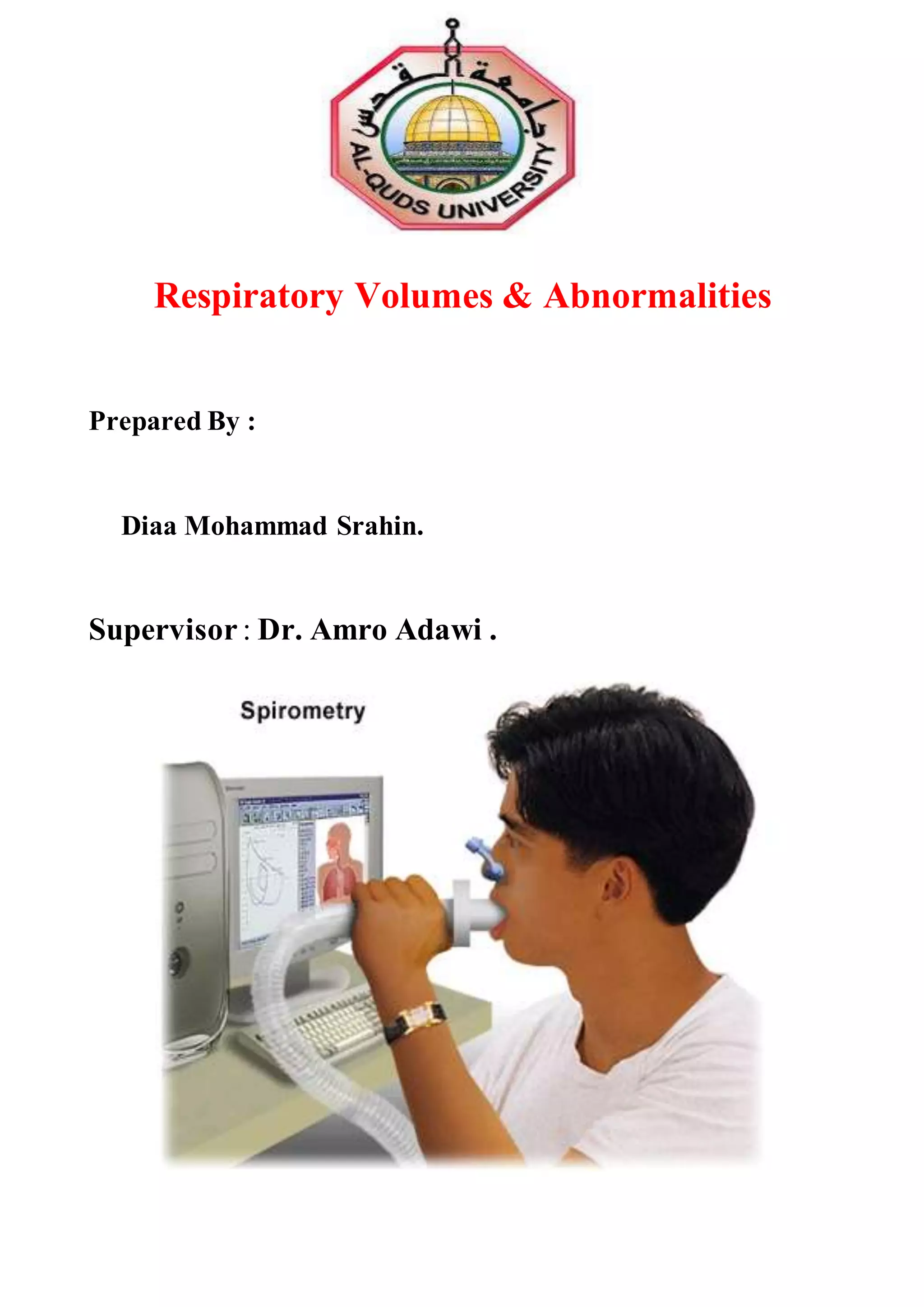 Respiratory volumes & abnormalities | DOCX