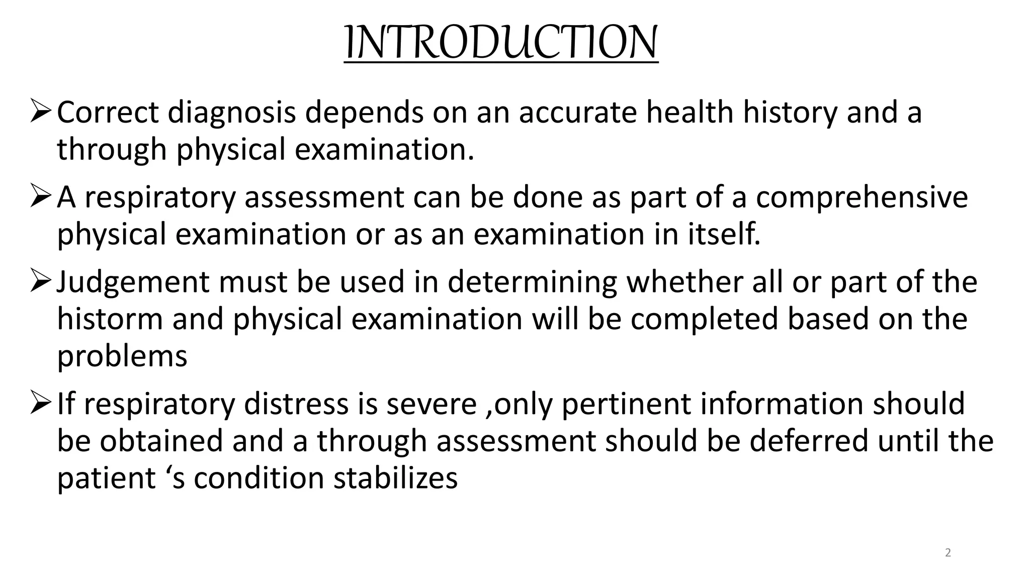Respiratory assessment | PPTX