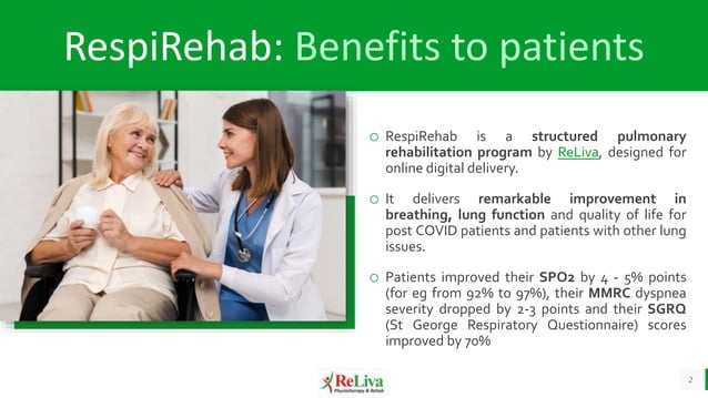 Pulmonary Rehab: impact on lung function and breathlessness | PPT