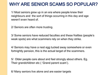 Respite Now's Senior Scam Alert presentation | PPTX