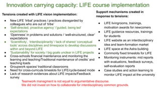 Responsive education for sustainable development: LIFE course case | PPT