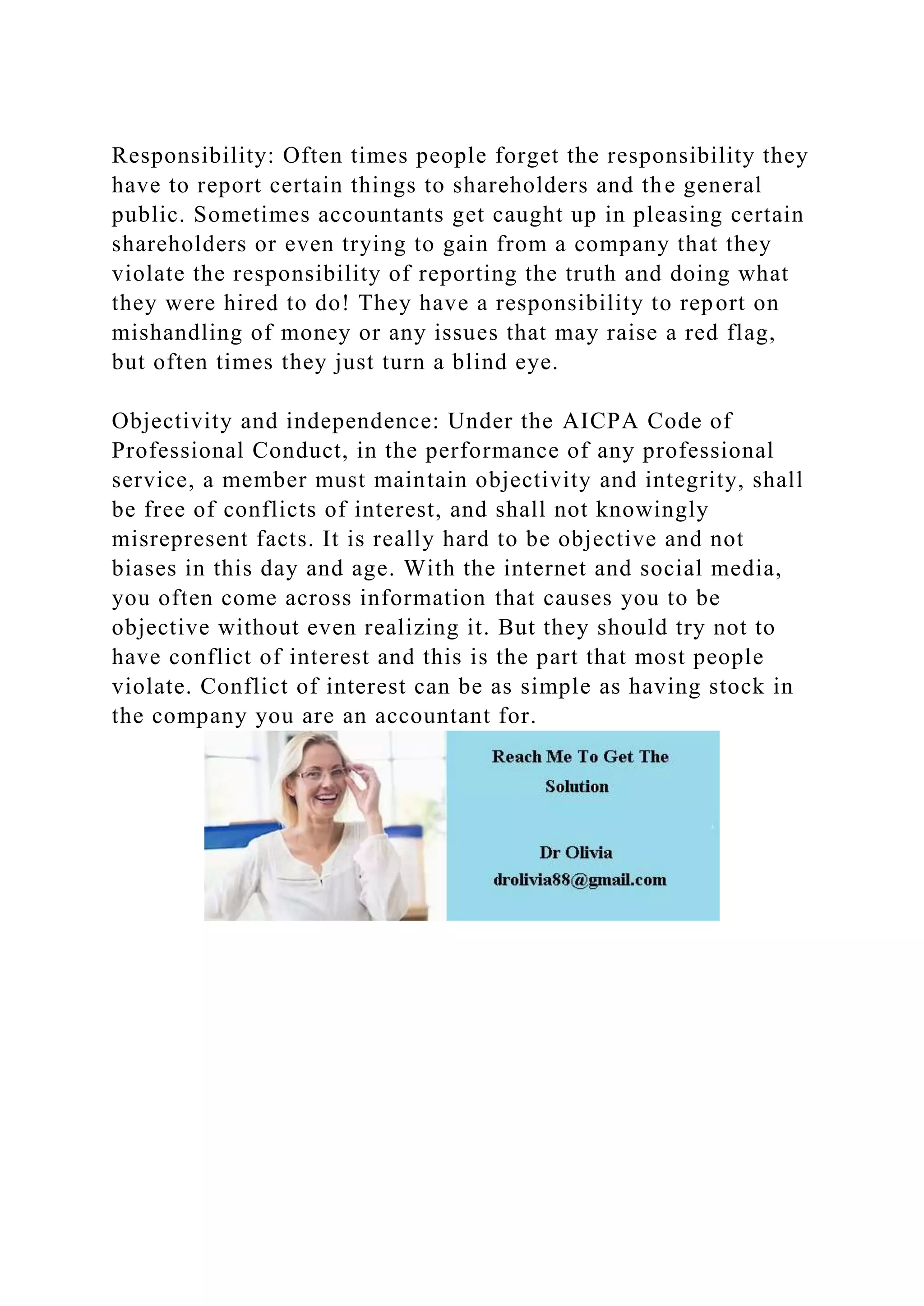 Respond 1The AICPA Code of Conduct is based on six princi.docx