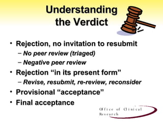 Responding to Reviewer's Comments | PPT