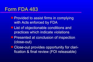 Responding To A 483and Warning Letter | PPT