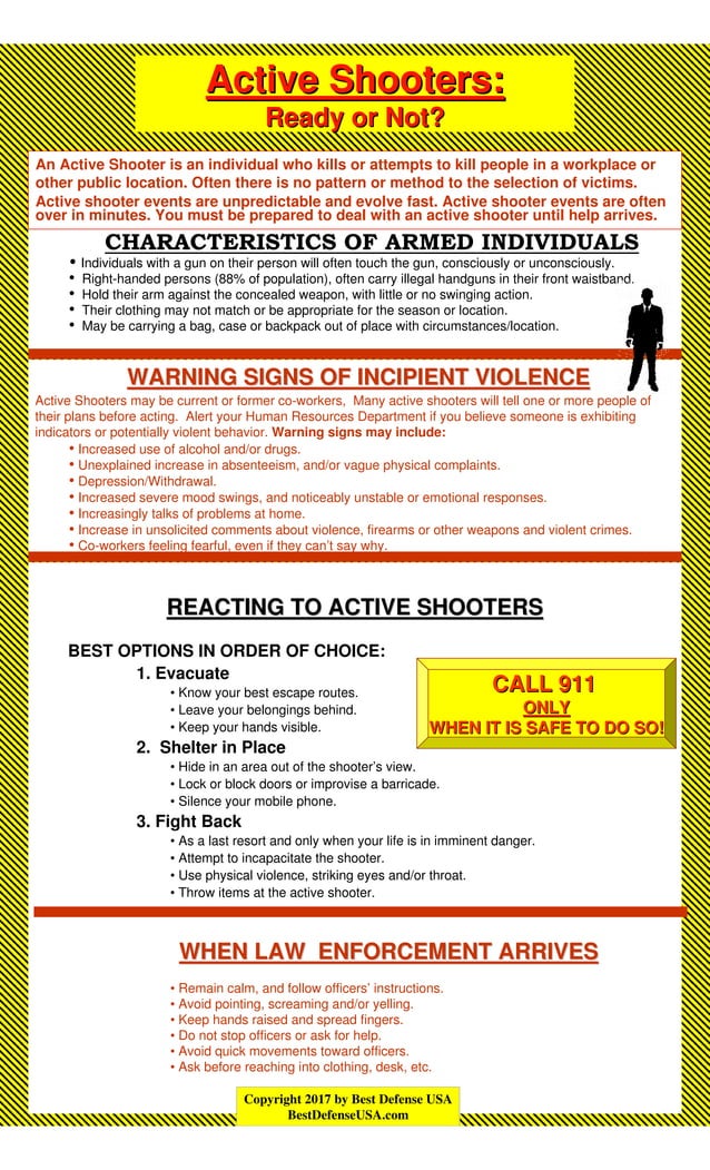 Responding to An Active Shooter: Ready or Not? | PDF