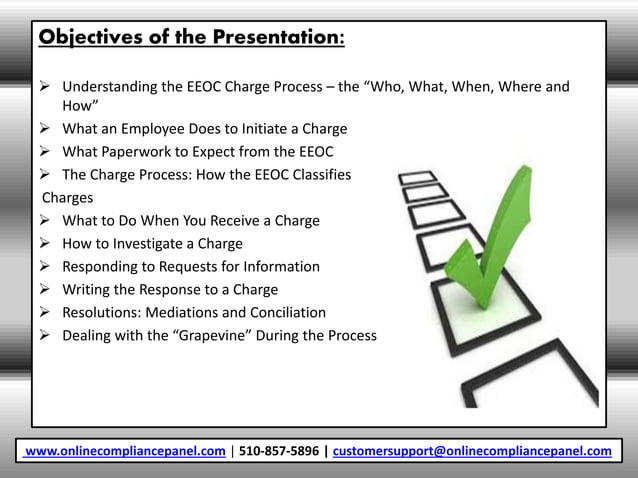 Responding to an EEOC Charge | PPT