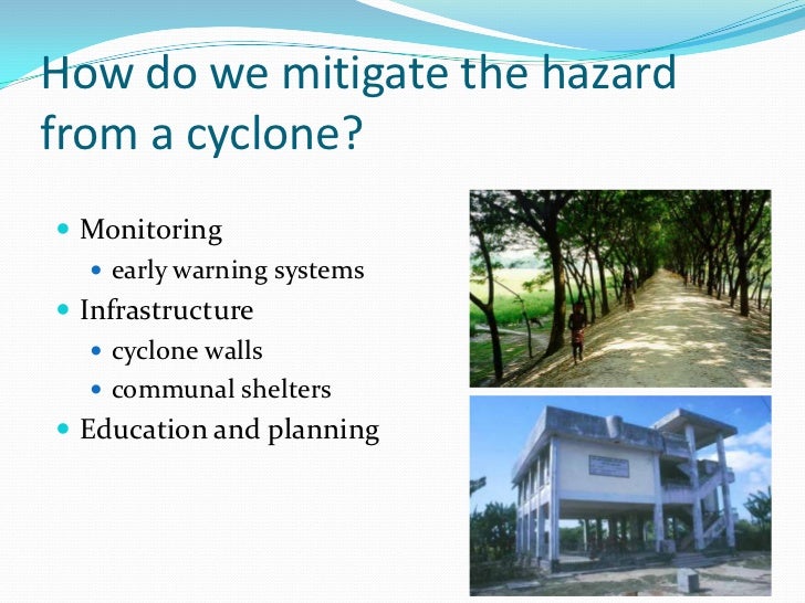 Responding to cyclones