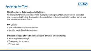 Responding to Non COVID-19: Identification of deterioration in children ...
