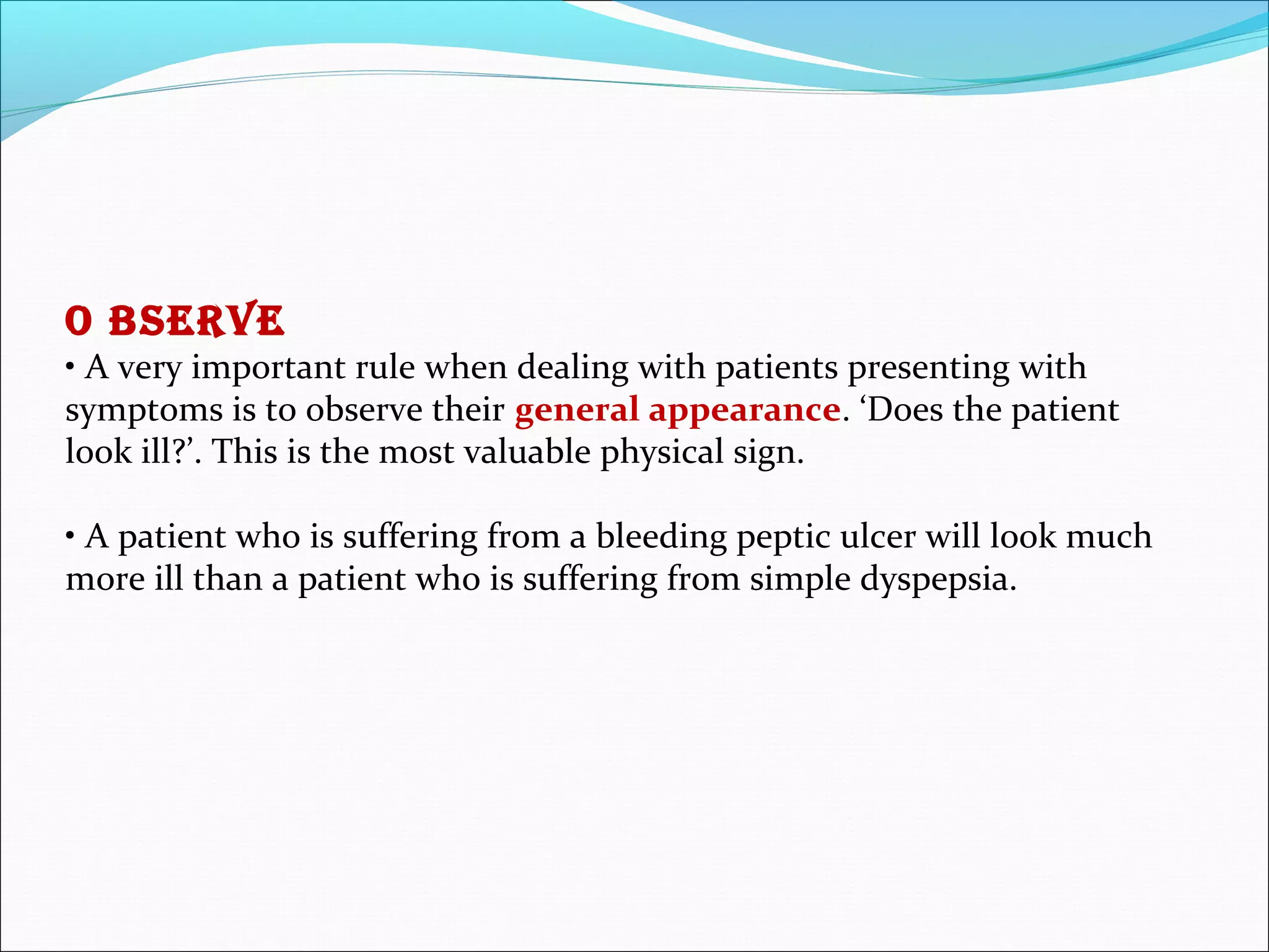 Responding to symptos lecture 1 | PPT