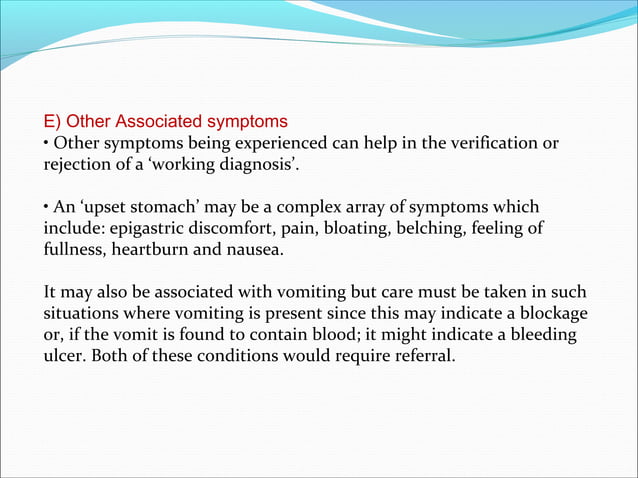 Responding to symptos lecture 1 | PPT