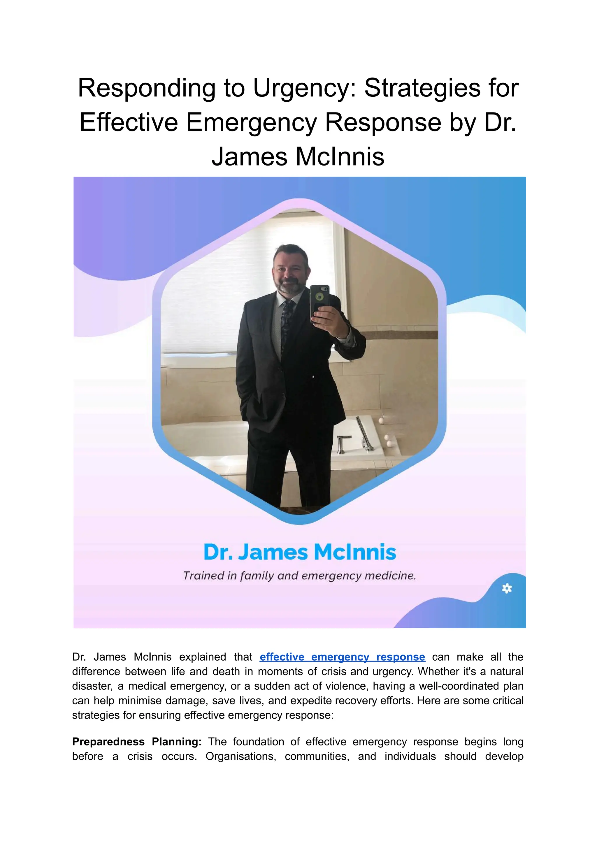 Responding to Urgency_ Strategies for Effective Emergency Response by ...