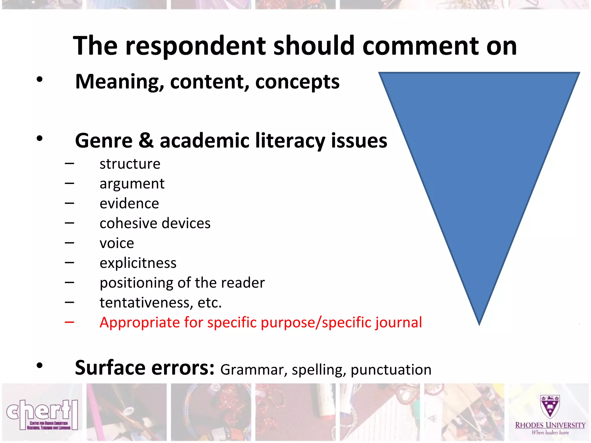 Responding to writing | PPT