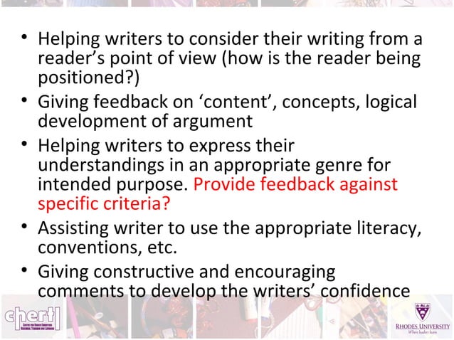 Responding to writing | PPT