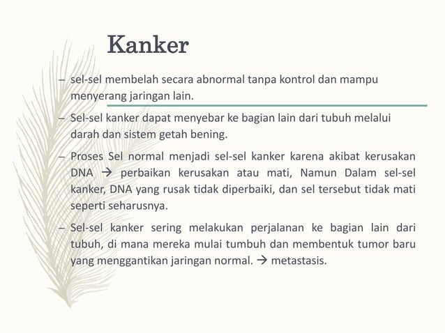 Respon imun thdp kanker | PPTX