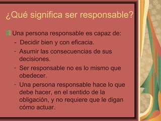 Responsabilidad | PPT