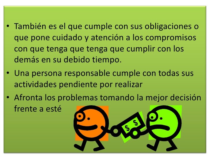 Responsabilidad personal y profesional