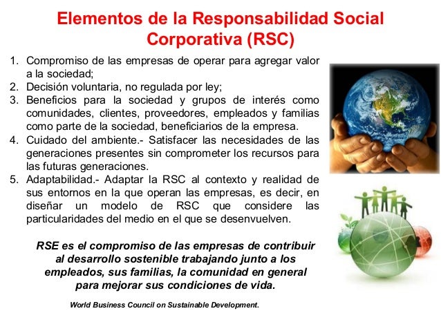 Responsabilidad Social Corporativa Rsc Explicacin Y