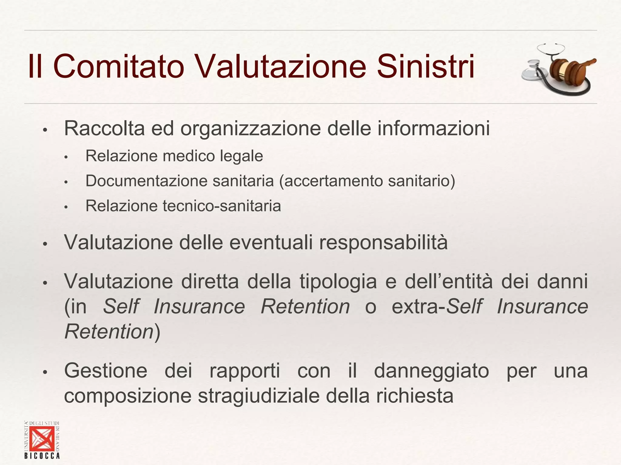 Principi di Responsabilita' professionale sanitaria | PPTX