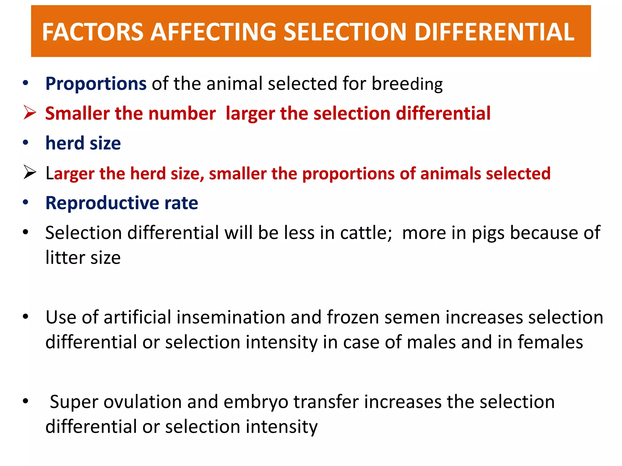 Response to Selection | PPTX