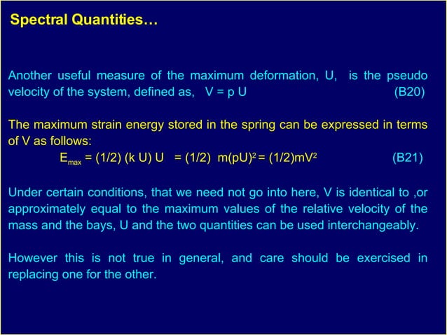 Response Spectrum | PPT | Civil Engineering Industry | Industries