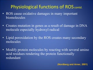 Response and tolerance strategies of microorganisms to oxidative | PPT
