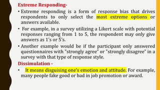 Response bias | PPTX