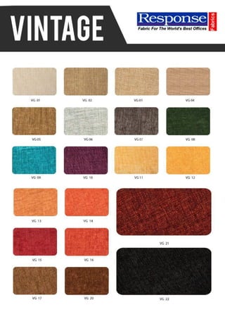 FURNITURE AND CURTAIN FABRIC By Response Fabrics (india) Pvt. Ltd. | PDF