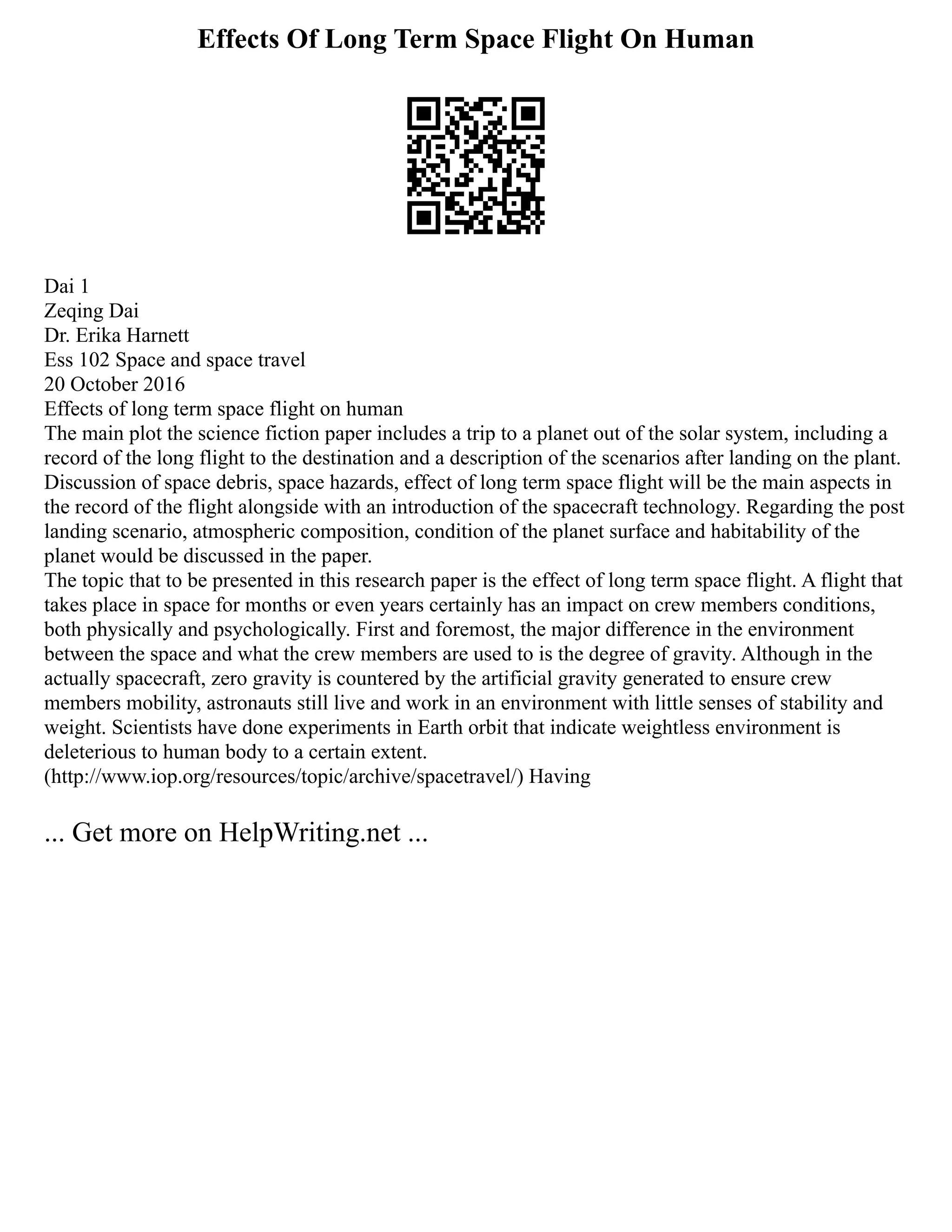 Response Paper Example. Film Response Paper Examp | PDF