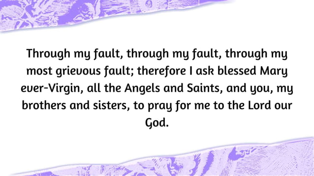 MASS RESPONSES ( FOR LENT AND ADVENT).pptx | Christianity | Religion ...