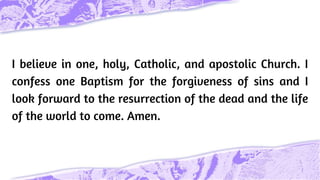 MASS RESPONSES ( FOR LENT AND ADVENT).pptx | Christianity | Religion ...