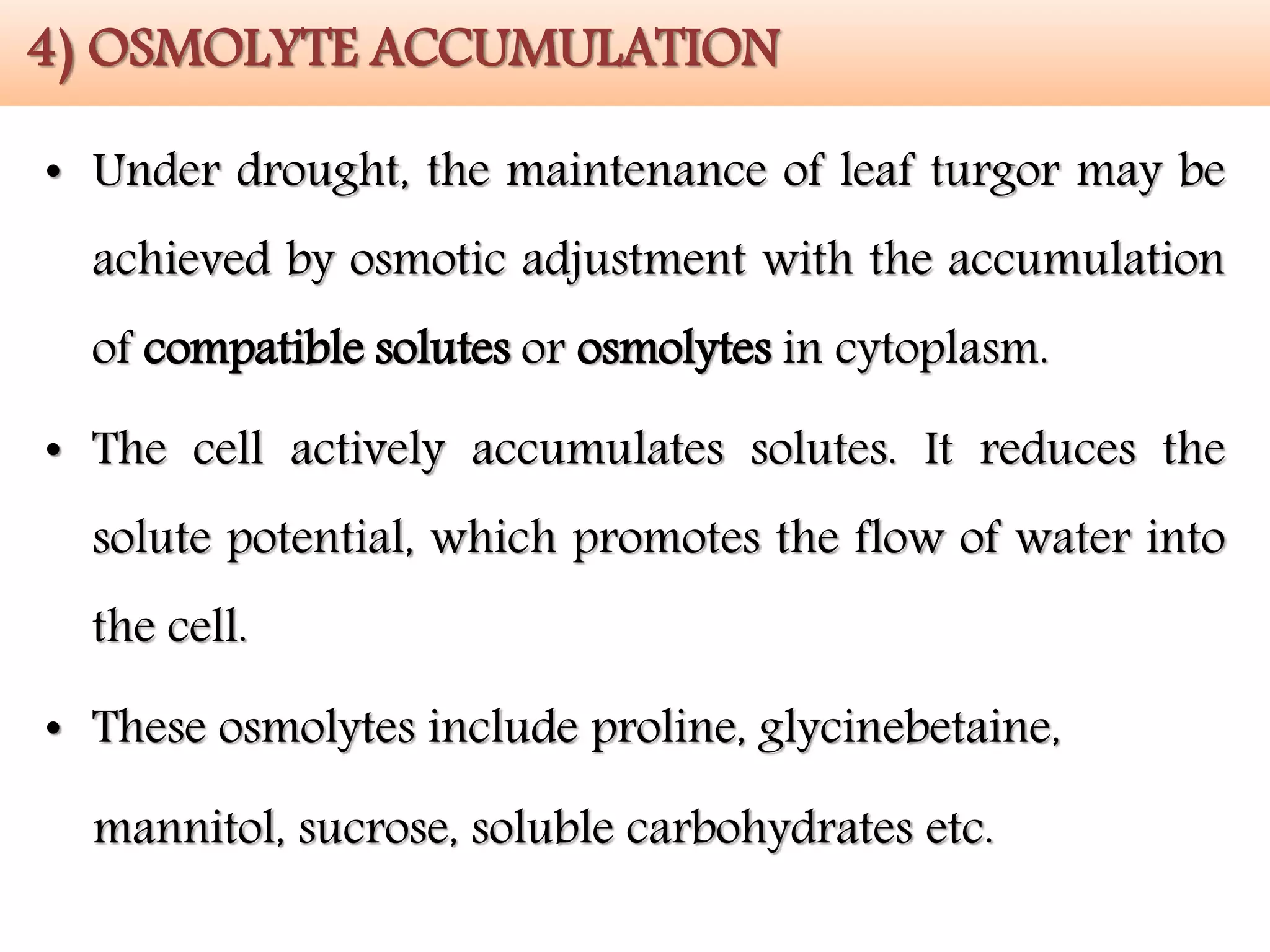 Responses of plants to water stress | PPTX