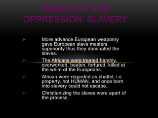 Responses of the caribbean people to oppression and (1) | PPTX
