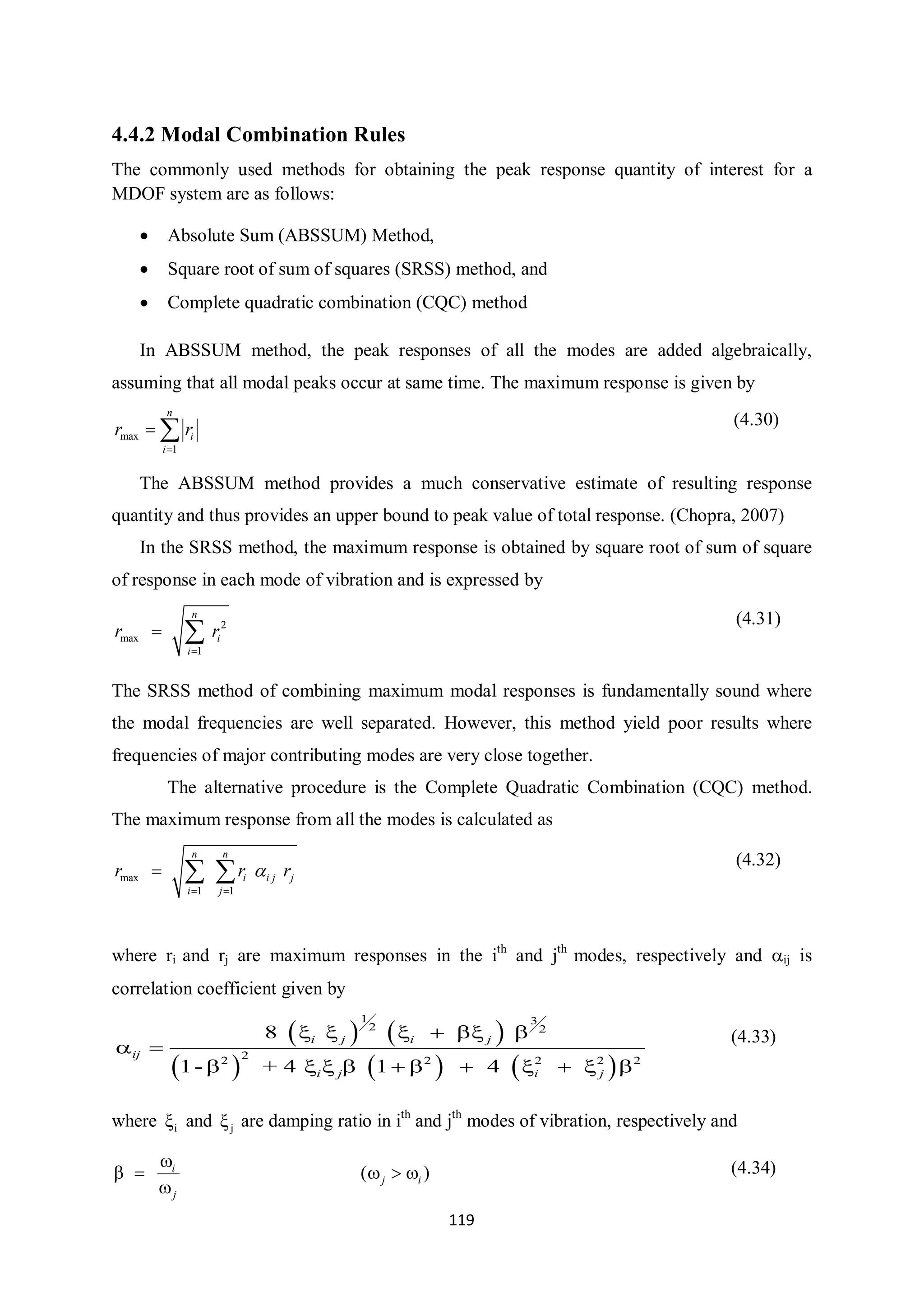 Response spectrum method | PDF