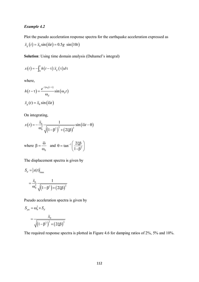 Response spectrum method | PDF